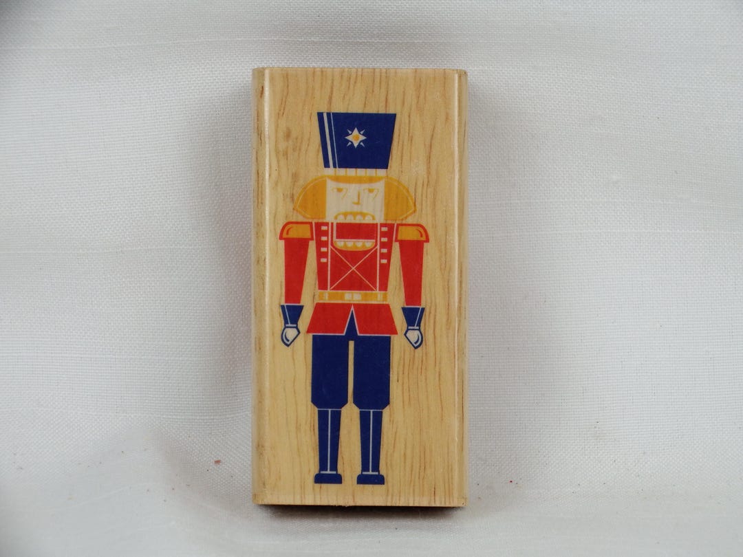 Holiday Toy Soldier Nutcracker Rubber Stamp, Card Making, Paper ...