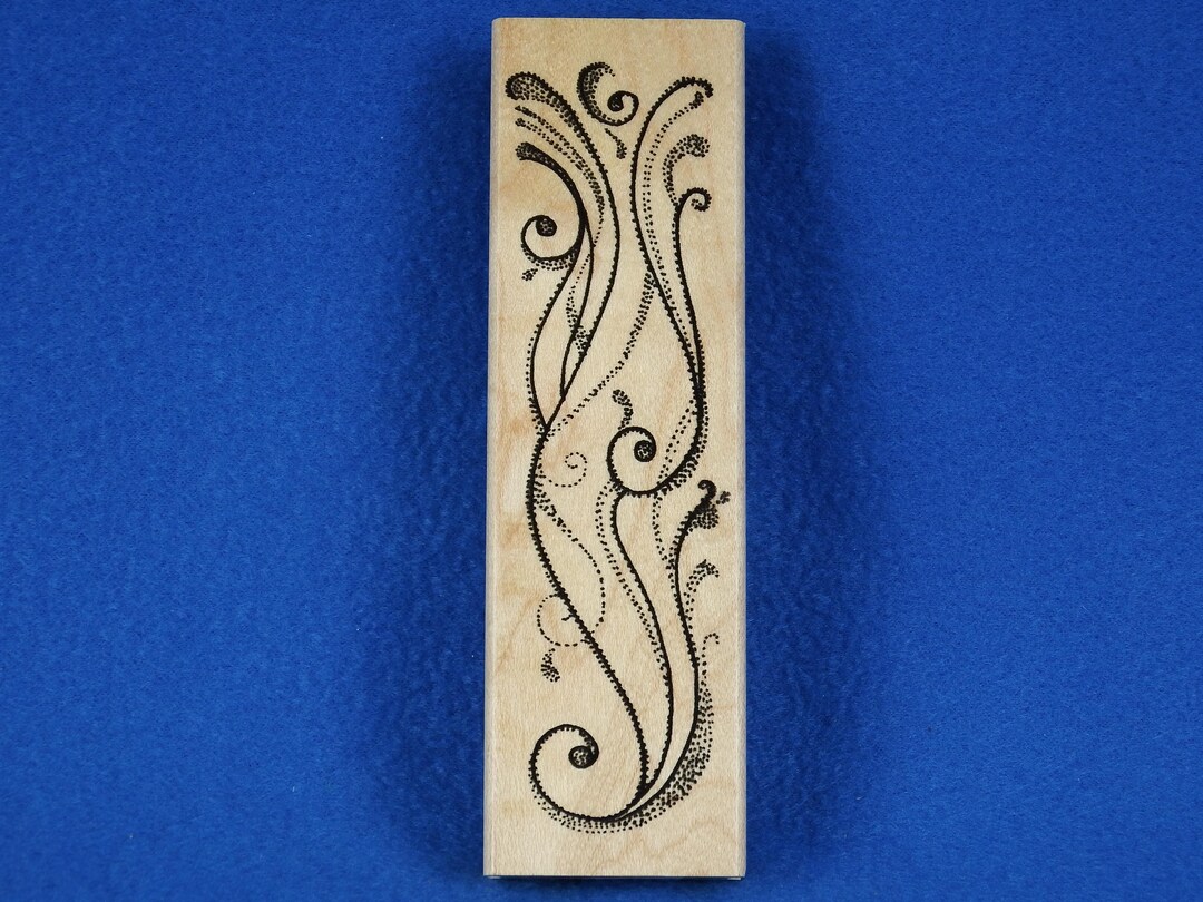 Great Impressions Scroll Dots Rubber Stamp, Paper Crafting COPIC ...