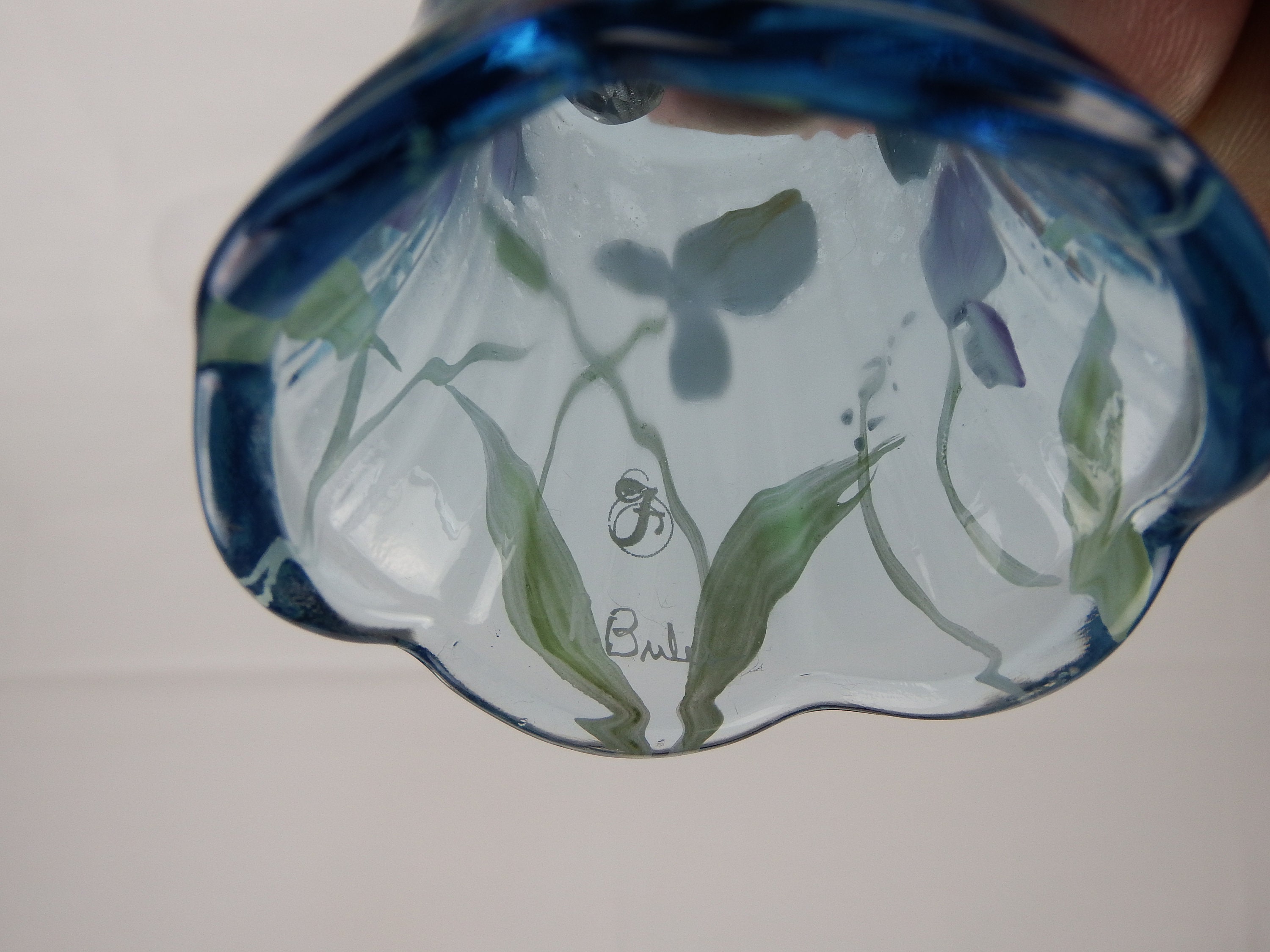 Fenton Art Glass Mini Blue Bell, Fenton Art Glass, Fenton Bell, Blue ...