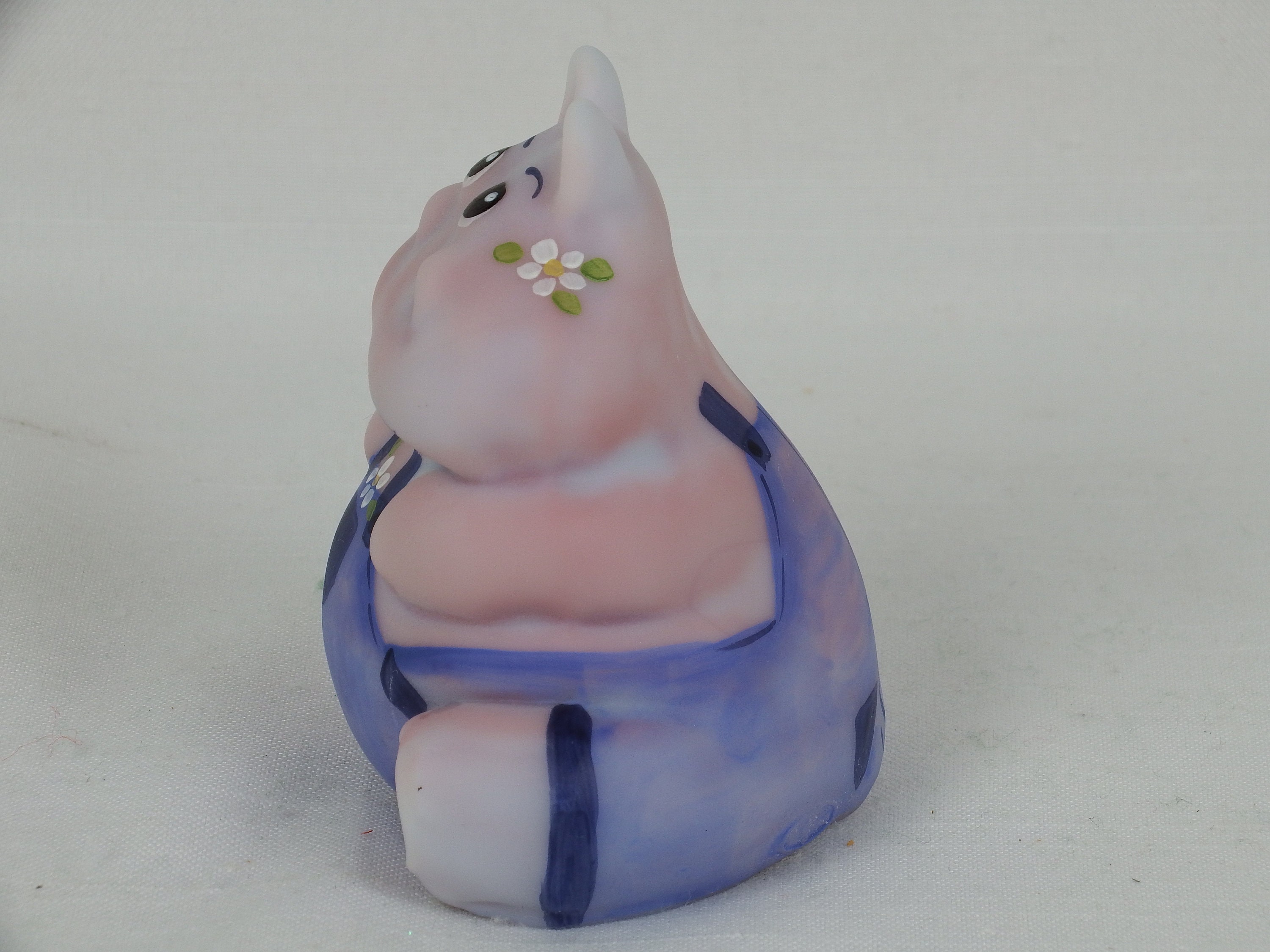 Fenton Art Glass Blue Burmese Hippo Fenton Art Glass Fenton - Etsy