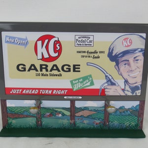 Limited Edition Hallmark Kiddie Car Classics 1997 Two-sided Kc's Garage ...