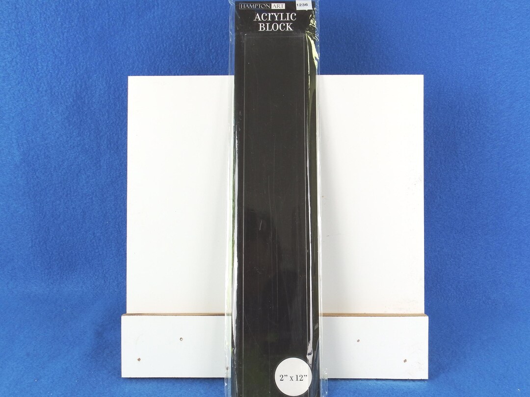 Hampton Art Acrylic Mounting Block, Crafting Stamp Tool (2x12 Inch) - Etsy