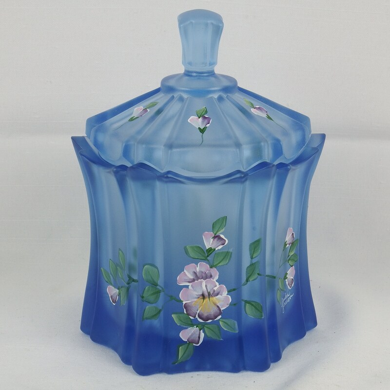 Fenton Glass Box With Lid - Etsy