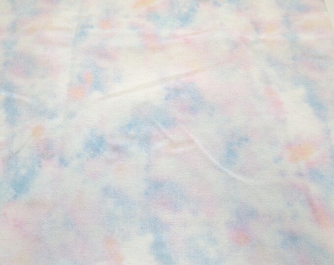 White Background With Pastel Multi-color Flannel Crafting or Sewing ...
