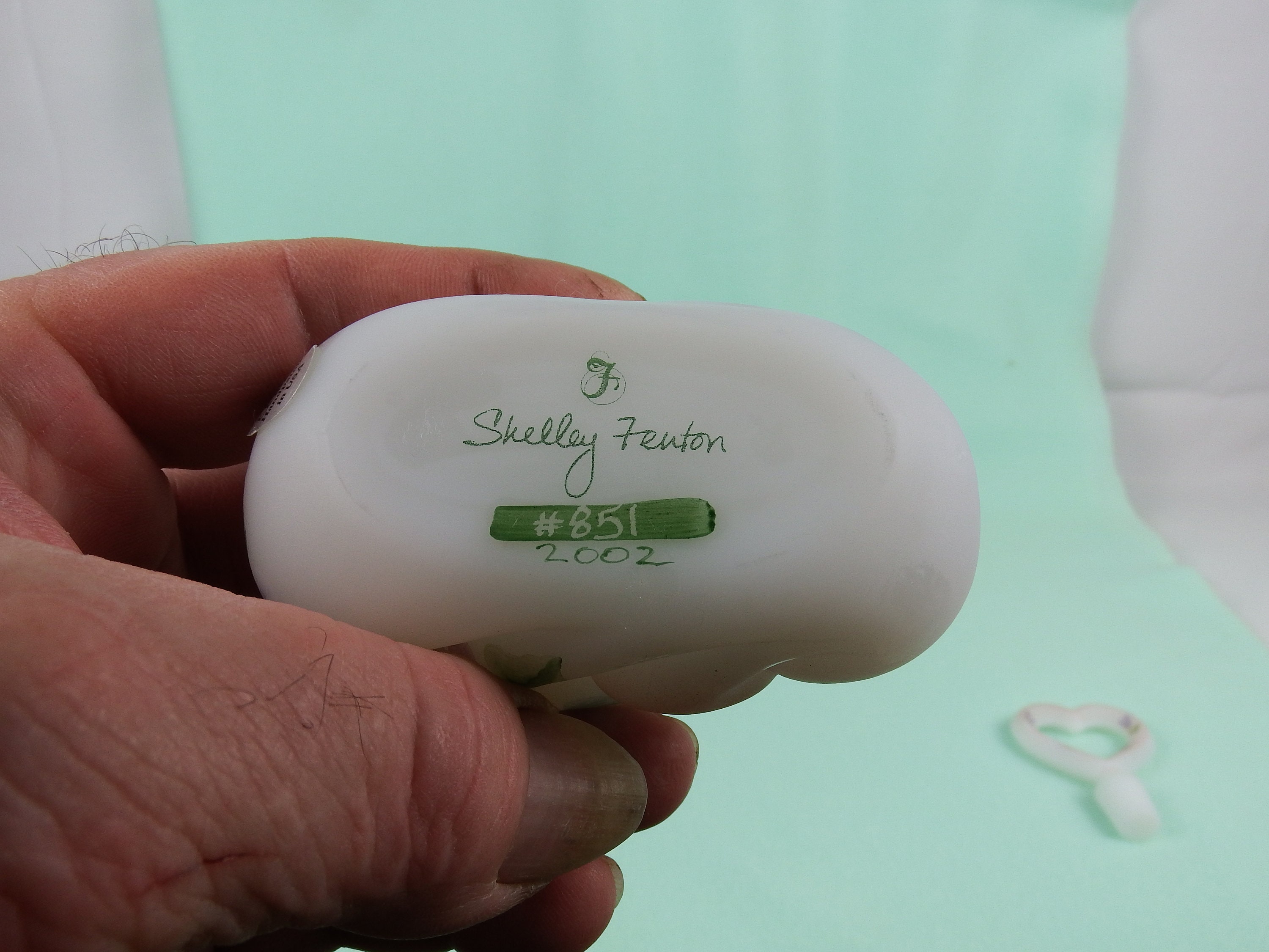 Fenton Art Glass Limited Edition 851 Shelly Fenton Signature Soft Matte ...