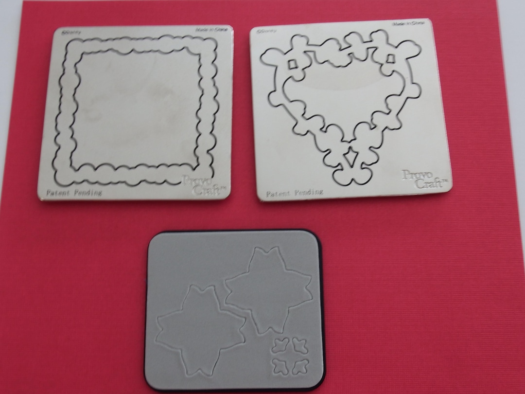 Cuttlebug & Sizzix Die Cutters Set: Paper Crafting Supplies - Etsy