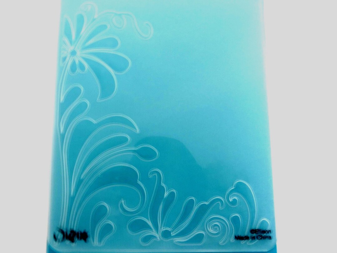 Exotic Flowers Corner Frame Embossing Folder - Etsy