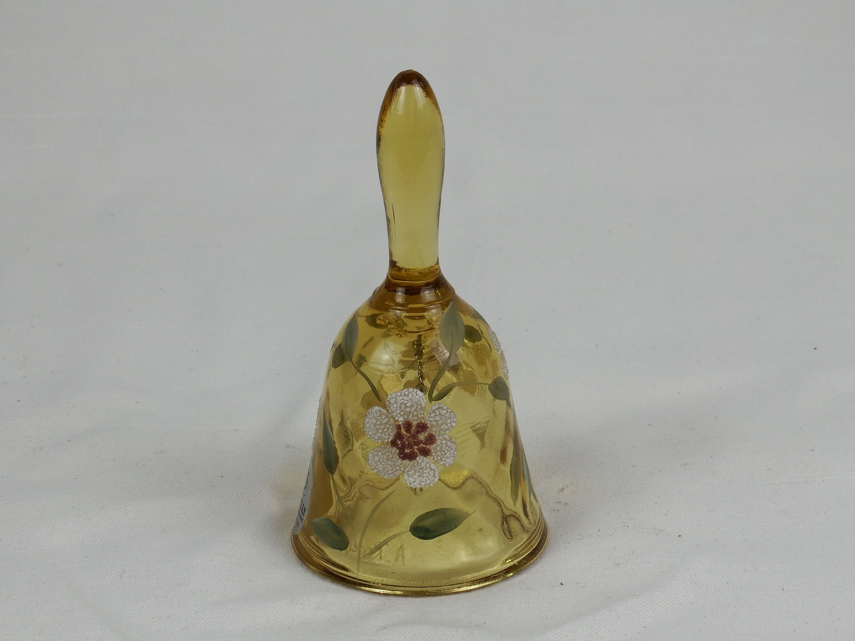 Fenton Art Glass Amber Mini Bell, Fenton Bell, Fenton Minis, Fenton ...