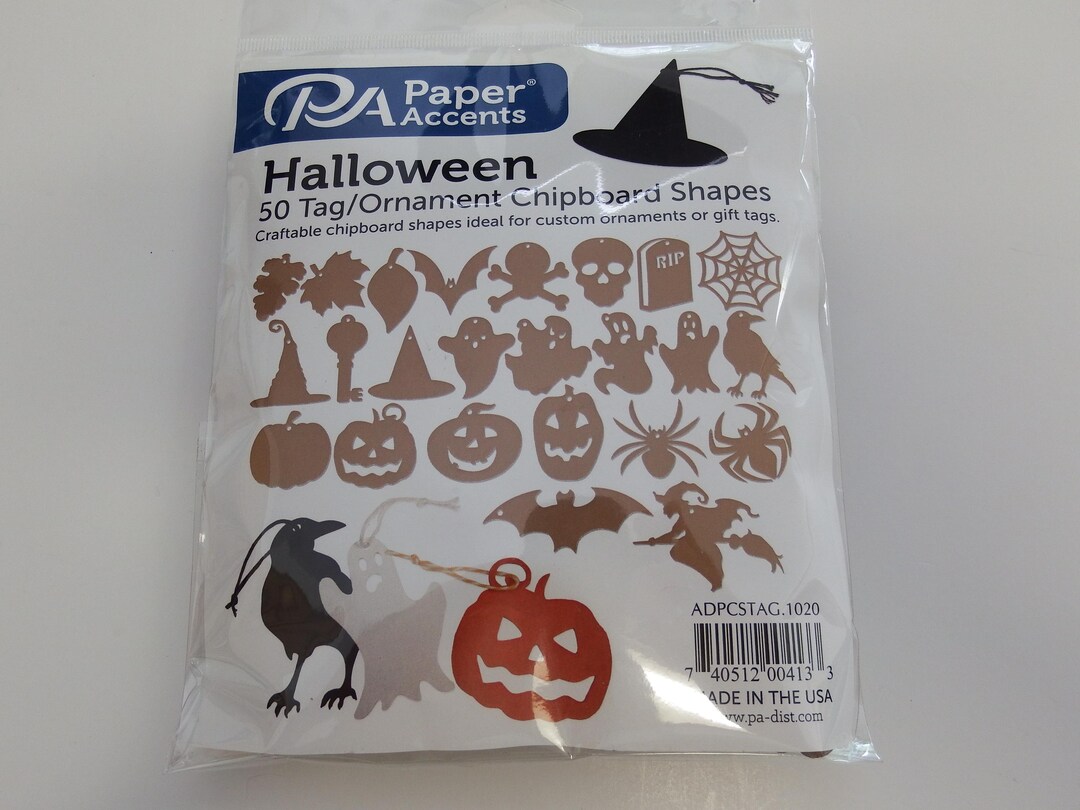 Halloween Chipboard Shapes for Craft Projects - Etsy
