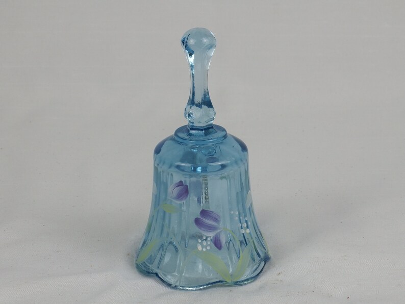 Fenton Art Glass Mini Blue Bell, Fenton Art Glass, Fenton Bell, Blue ...