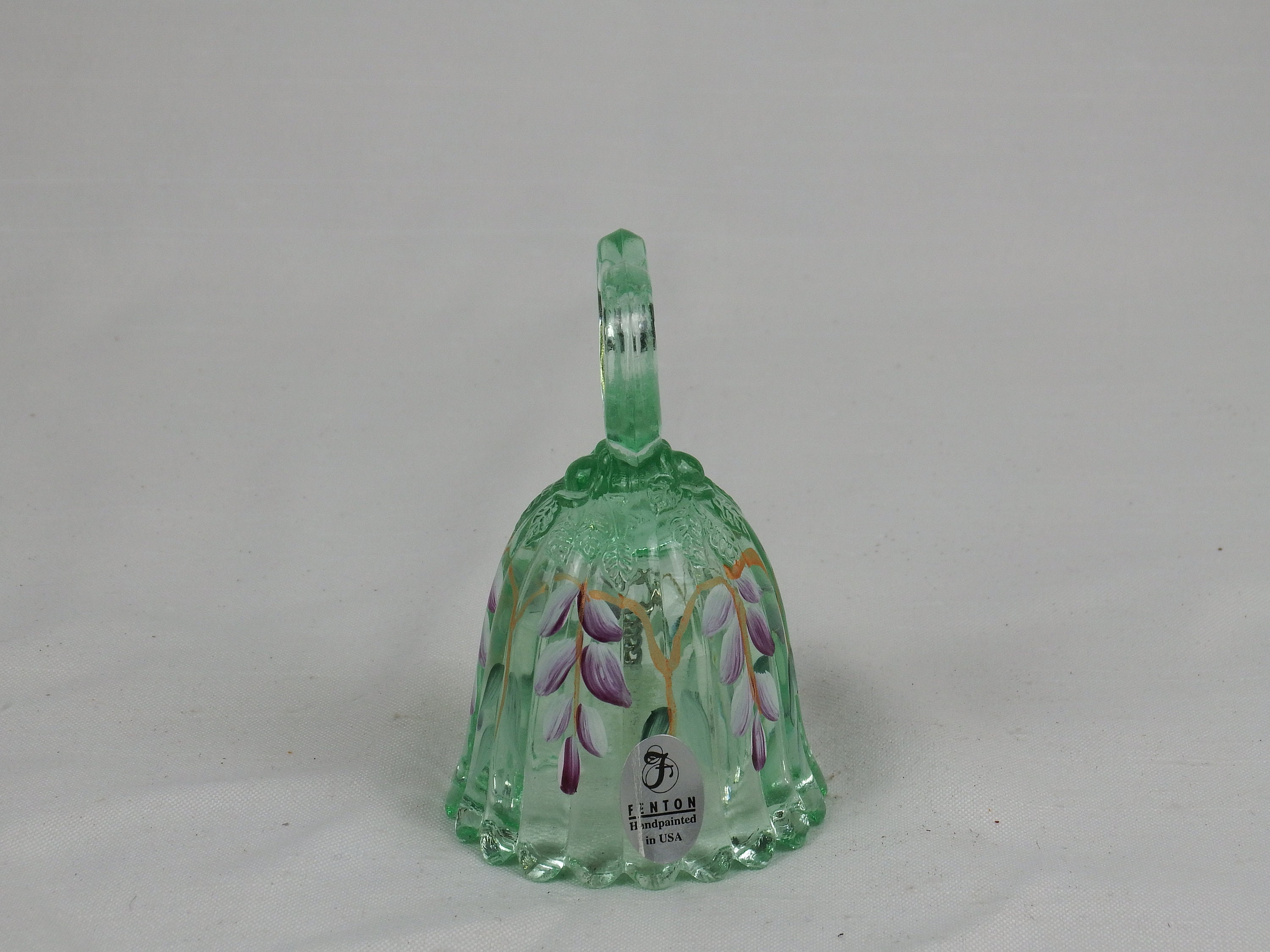 Fenton Art Glass Mini Green Bell Fenton Glass Fenton Bell - Etsy