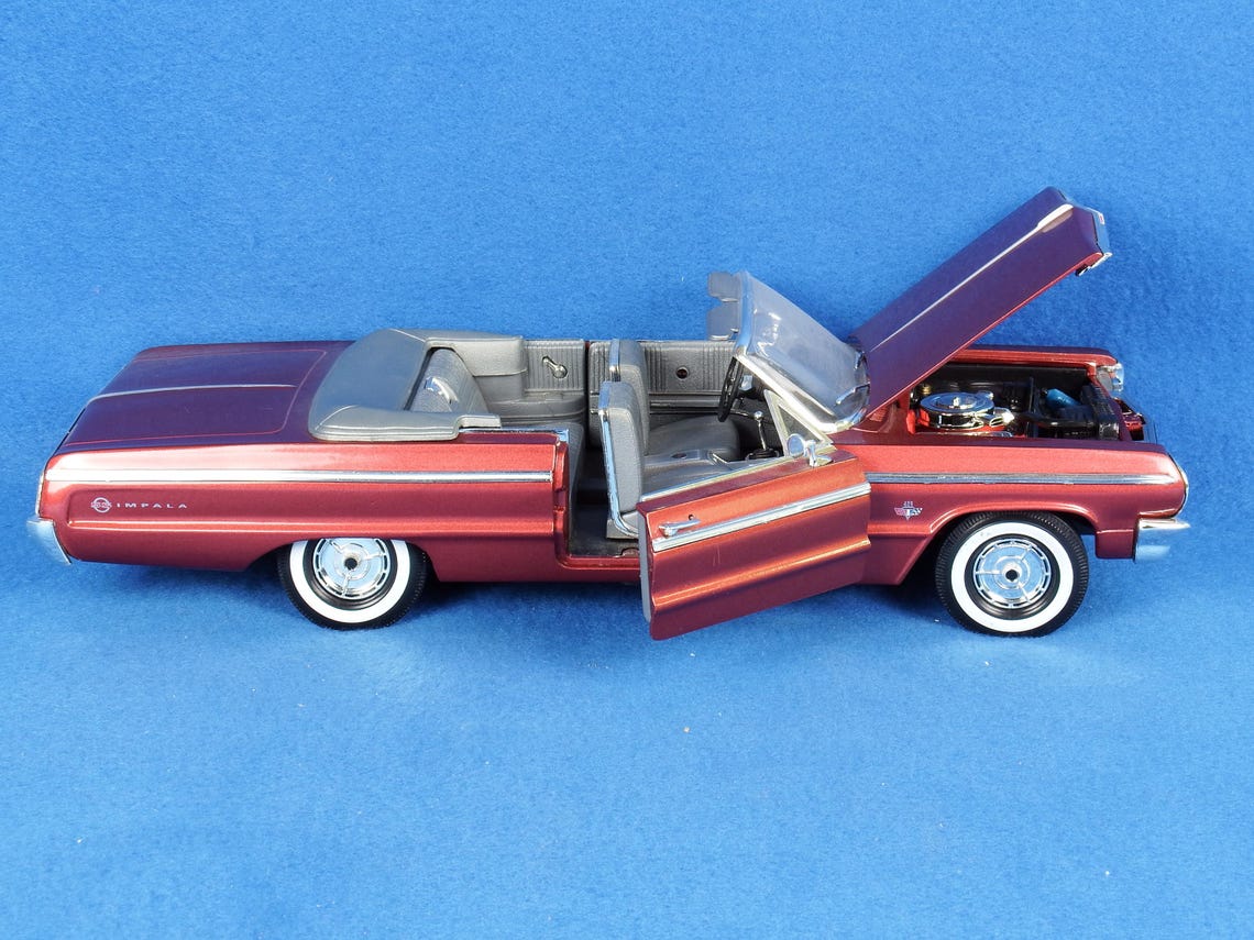 1964 Red Chevrolet Impala 409 Convertible, Muscle Cars, Jalopies, Motor ...