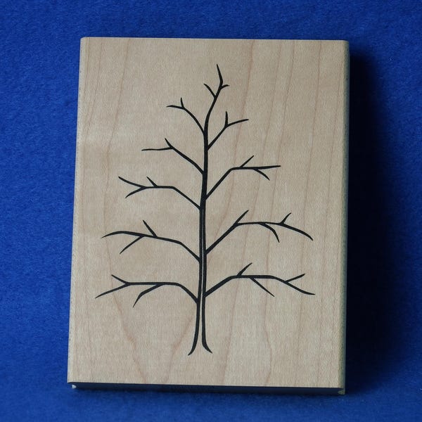 Bare Tree Stamp - Etsy