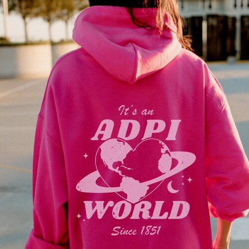 Adpi Boarding Pass Sorority Sweatshirt Hoodie Alpha Delta Pi Etsy