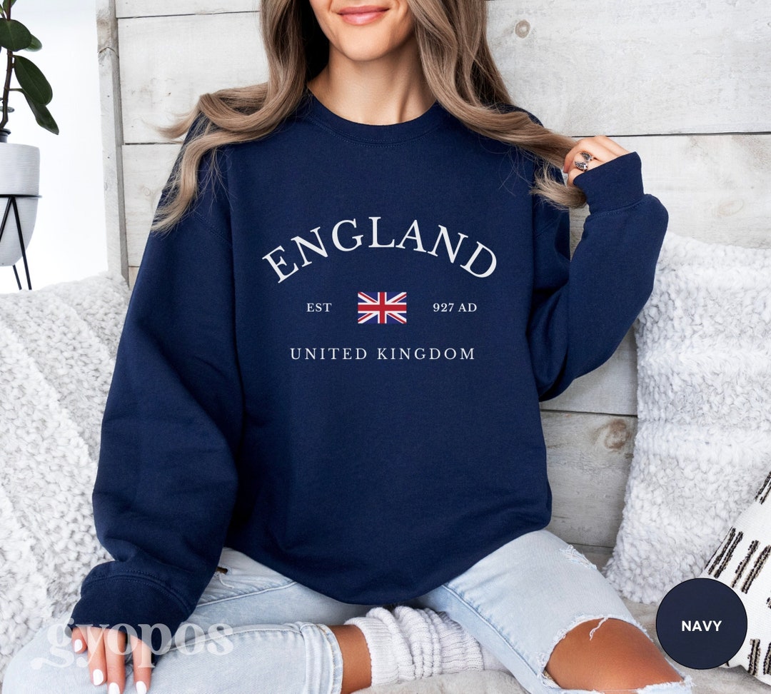 England Sweatshirt, England Hoodie, England Gift, England Flag Gift ...