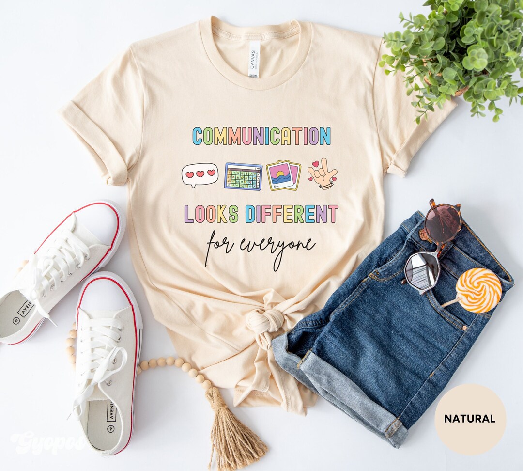 Communication Shirt, Speech Therapy Appreciation, Speech Pathologist ...