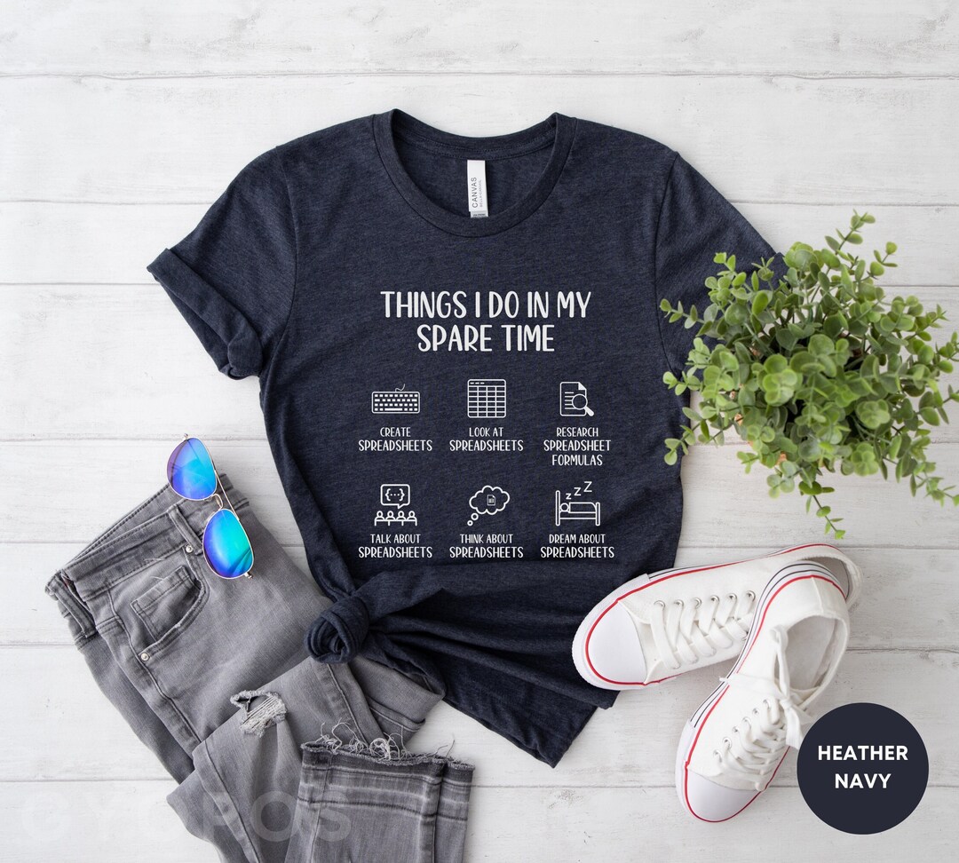 Spreadsheet Shirt, Data Shirt, Data Analyst, Data Science, Accountant ...