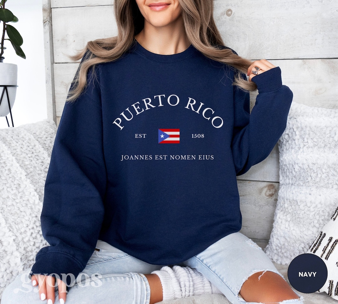 Puerto Rico Sweatshirt, Puerto Rico Hoodie, Puerto Rico Souvenir Gift ...