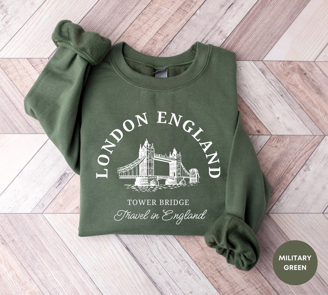 London England Sweatshirt, London Tower Bridge Shirt, London UK ...