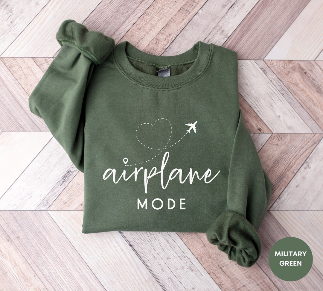 Airplane Mode Sweatshirt, Airplane Sweatshirt, Travel Shirt, Gift for ...