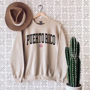 Puerto Rico Sweatshirt, Puerto Rico Crewneck, Puerto Rico Shirt, Puerto ...
