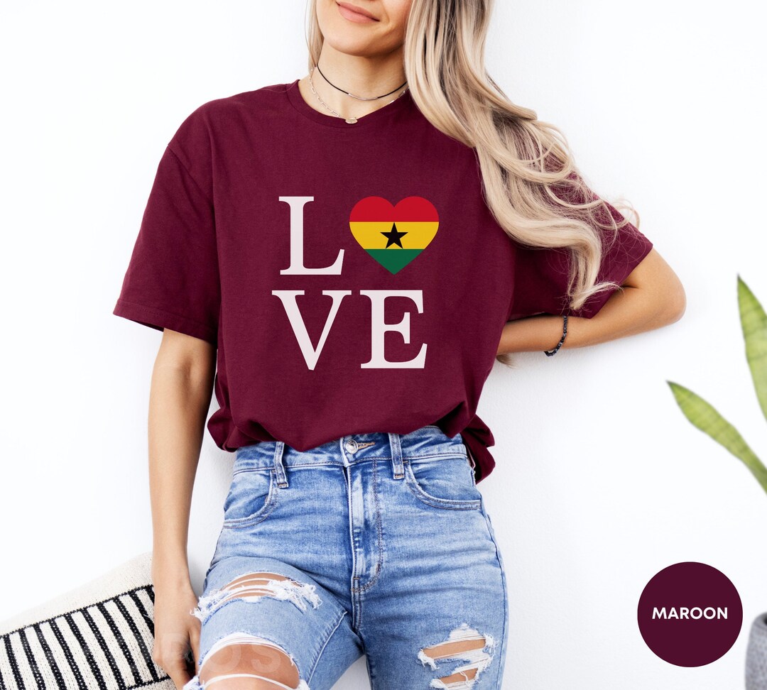 Love Ghana Shirt, Ghana Vacation T-shirt, Ghana Family Trip Tee, Ghana ...