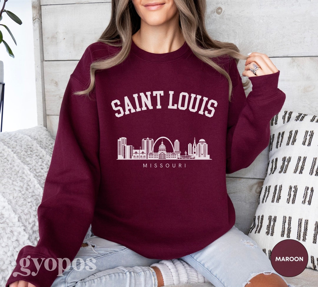 Saint Louis Sweatshirt, Saint Louis Hoodie, Missouri Sweatshirt, Saint ...