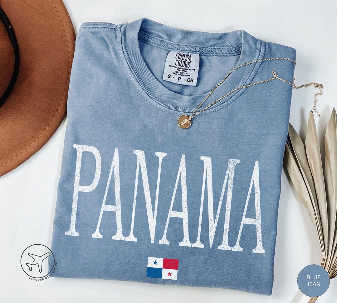 Panama Retro Souvenir Tee, Central America Travel Gift - Etsy