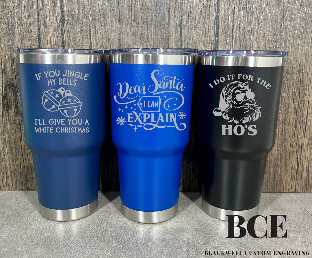 Personalized XMAS Tumblers, Christmas Gift, Holiday Gift Idea, 30oz ...