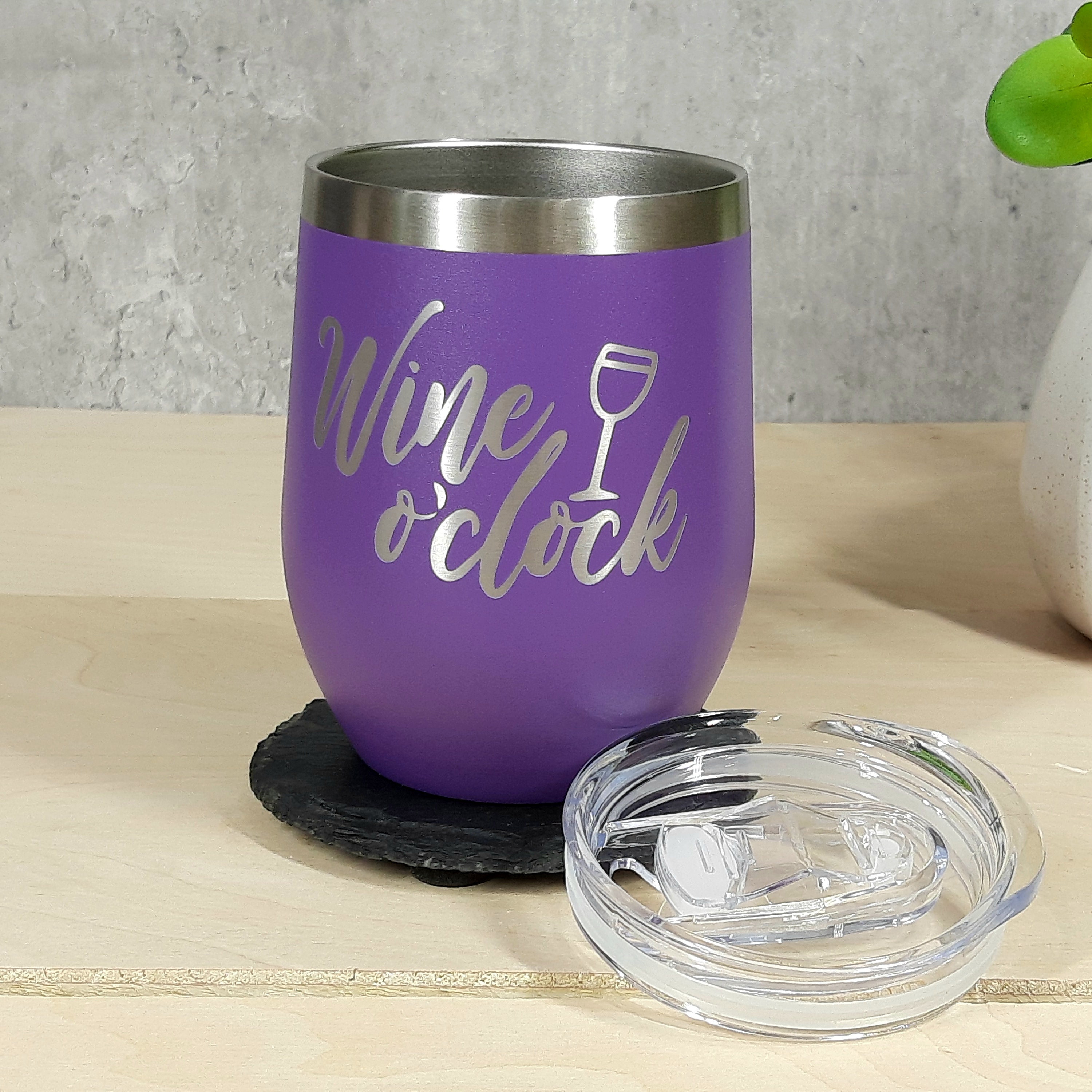 Laser Engraved Wine Tumbler With Custom Image Logo And/or - Etsy