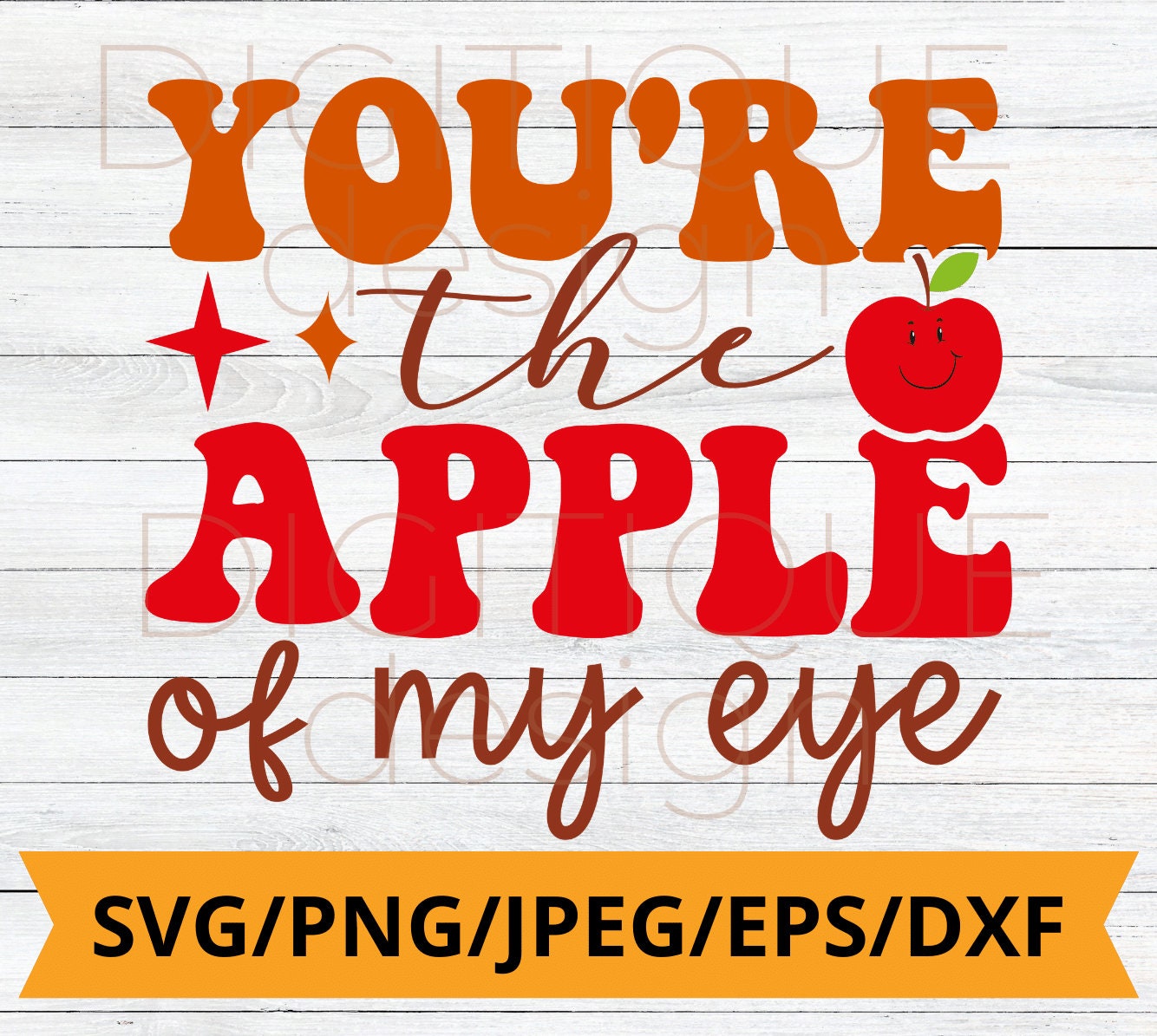 Fall SVG, You're the Apple of My Eye Svg, Retro SVG, Blessed Svg ...