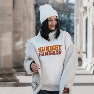 Sunday Funday SVG Fall Svg Retro SVG Football Svg - Etsy