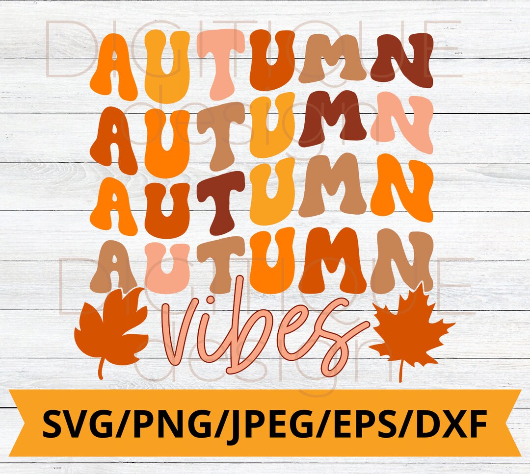 Fall SVG, Autumn Vibes Svg, Retro Fall SVG, Pumpkin Spice Svg ...