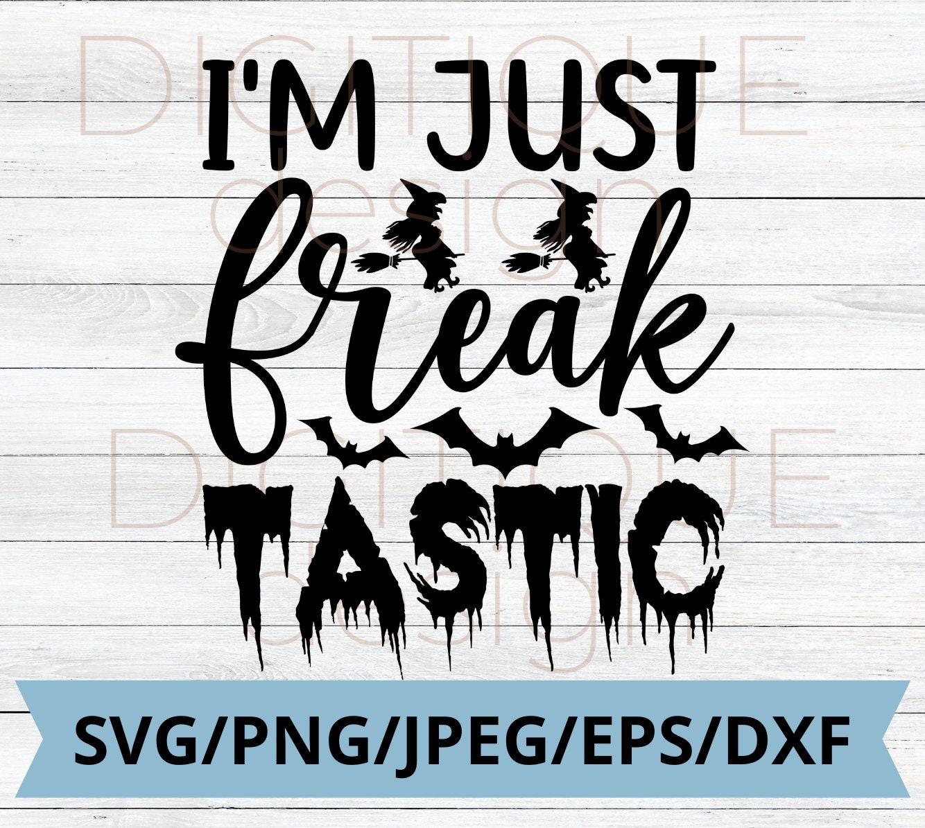 Halloween SVG Freaktastic SVG Spooky SVG Halloween Digital - Etsy