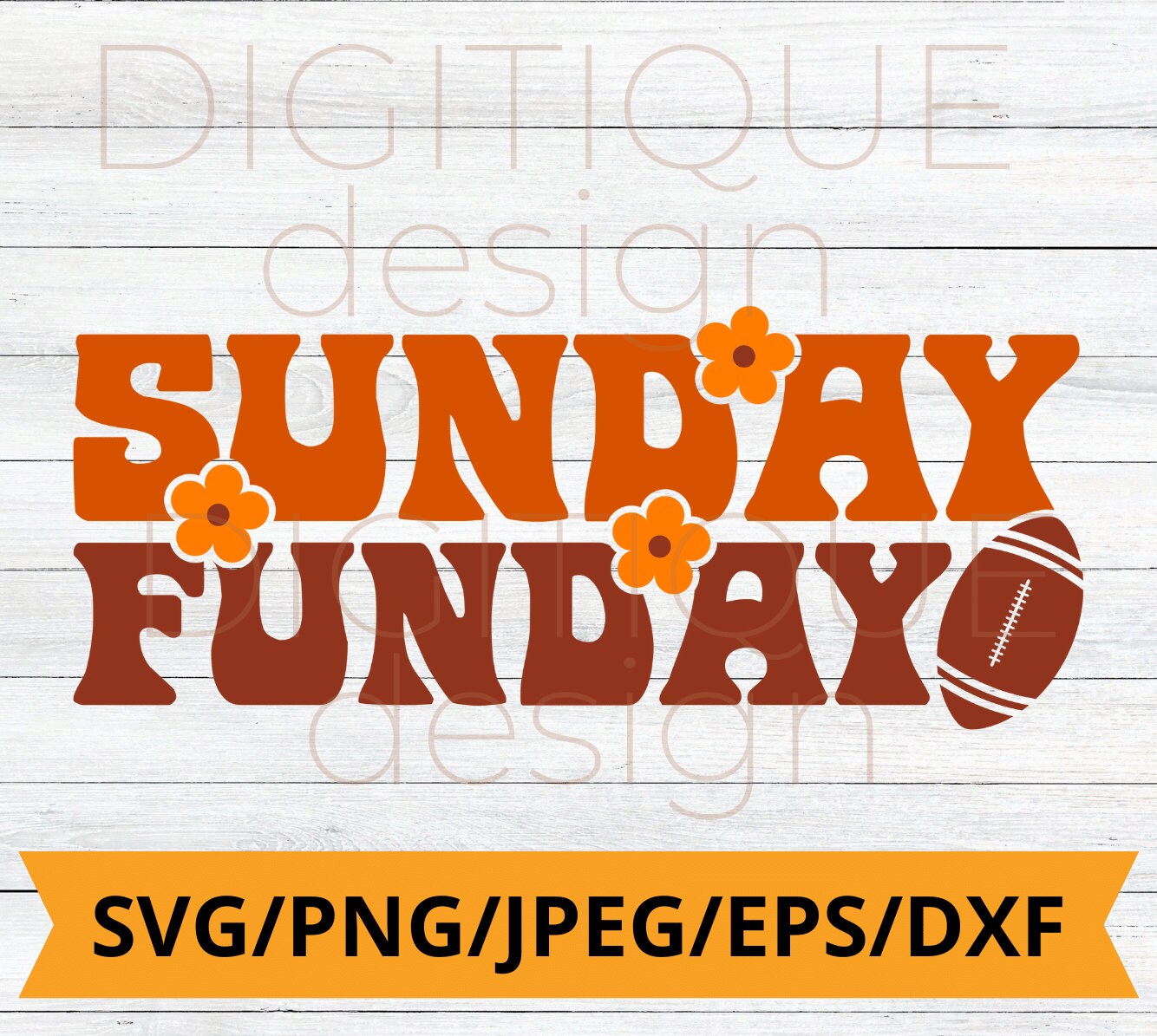 Sunday Funday SVG, Fall Svg, Retro SVG, Football Svg, Thanksgiving Svg ...