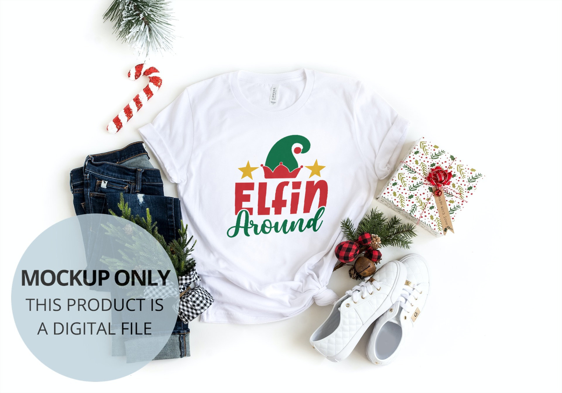 Christmas SVG, Elfin Around Svg, Funny Elf Svg, Elf Svg, Santa's Elves ...
