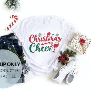 Christmas SVG, Christmas Cheer Svg, Merry Christmas SVG, Christmas Wine ...