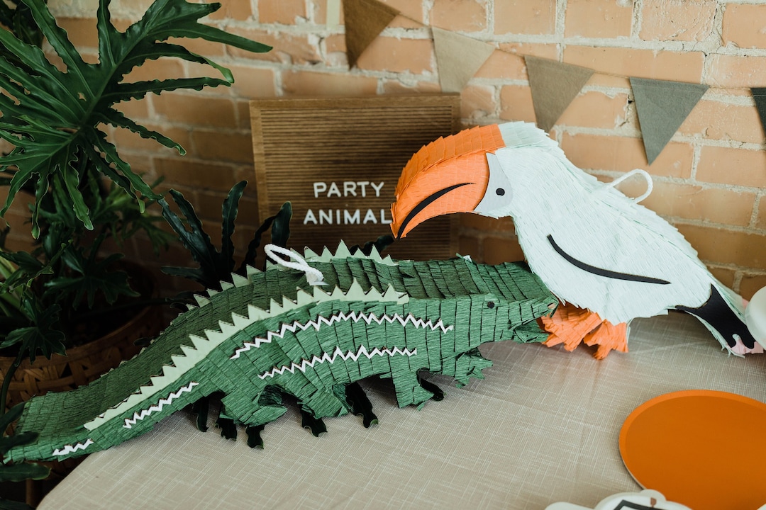 Sneaky Alligator Piñata - Dive Into Swampy Fun at Your Celebration! - Etsy
