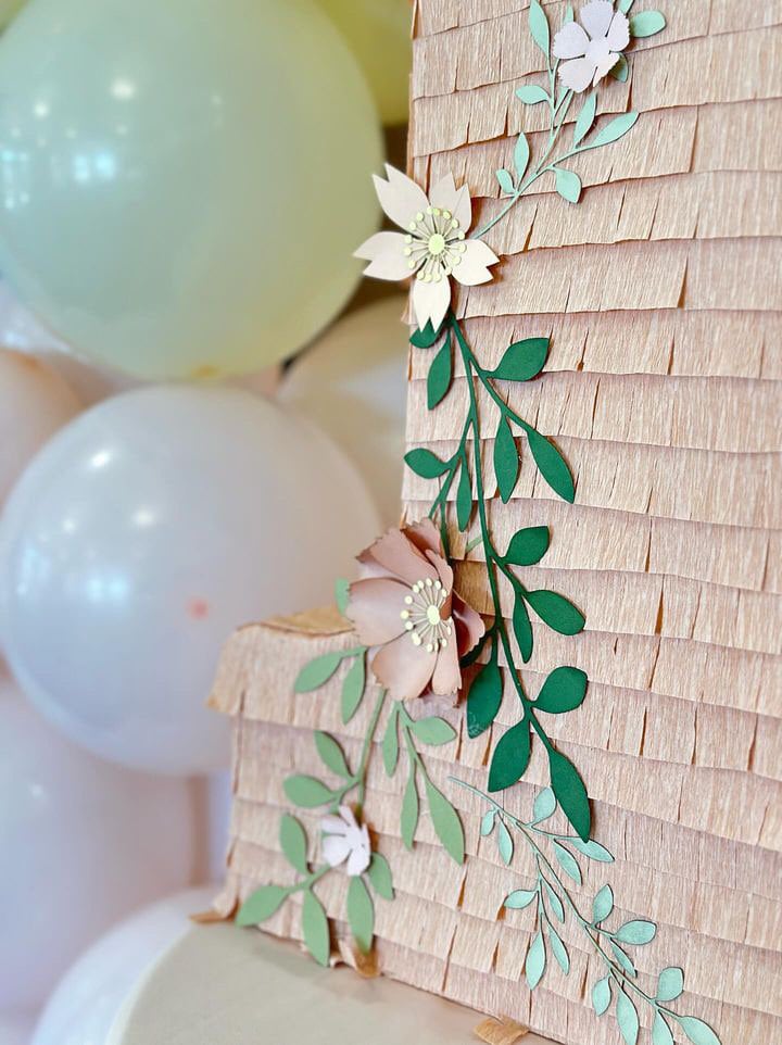 Custom Floral Letter Piñata Personalize Your Festivity With Blooming ...