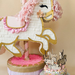 Enchanting Carousel Horse Piñata – Large, Customizable, Ideal for ...