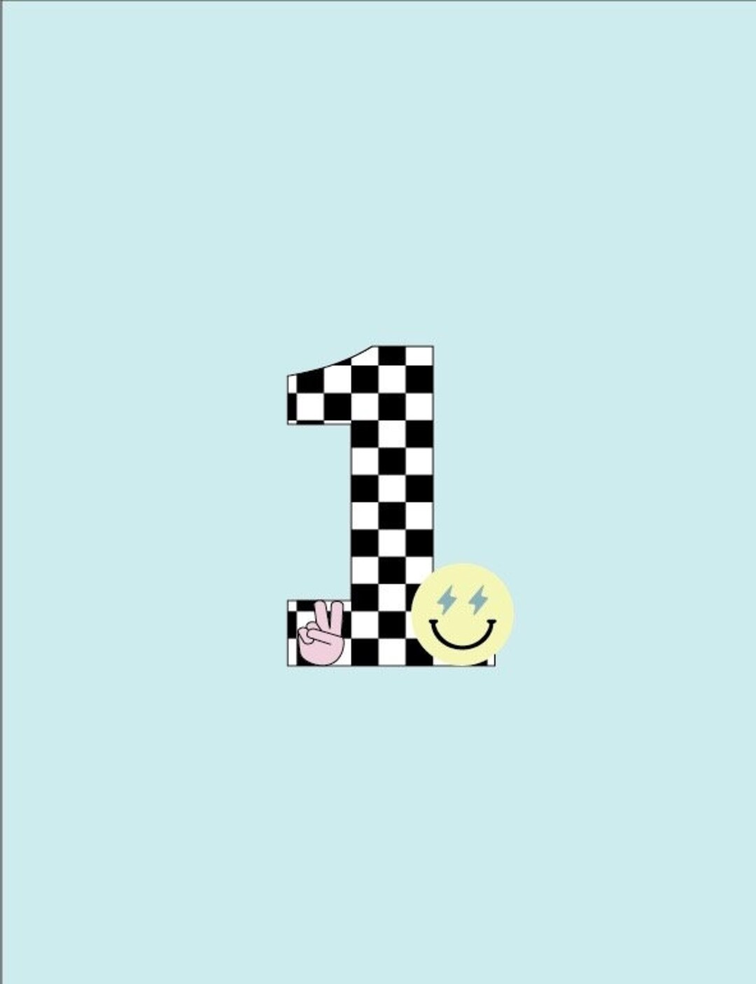 Groovy Number One Piñata - Etsy