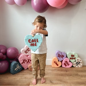Romantic Heart-shaped Piñata – Customizable Colors for Valentine's Day ...