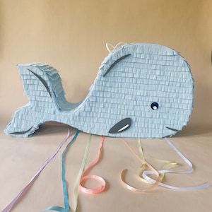 Ocean-themed Whale Piñata - Perfect for Nautical Parties and Marine ...