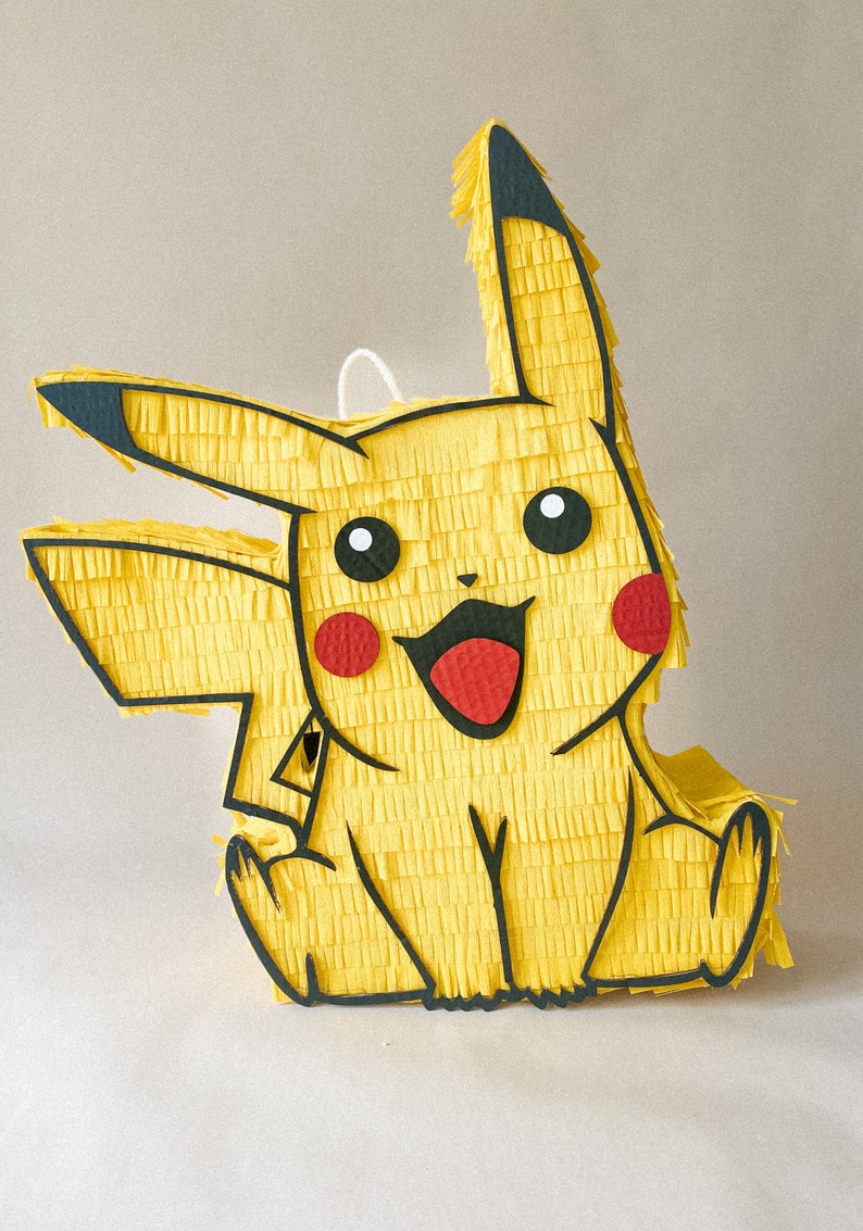 Electrifying Pikachu Piñata Spark up Your Party With Pokémon Fun - Etsy