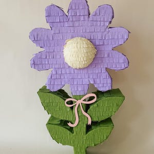 Whimsical Daisy Flower Piñata – Handcrafted Botanical Statement Piece ...