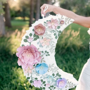 Floral Moon Piñata - Illuminate Your Celebration With Enchanting ...