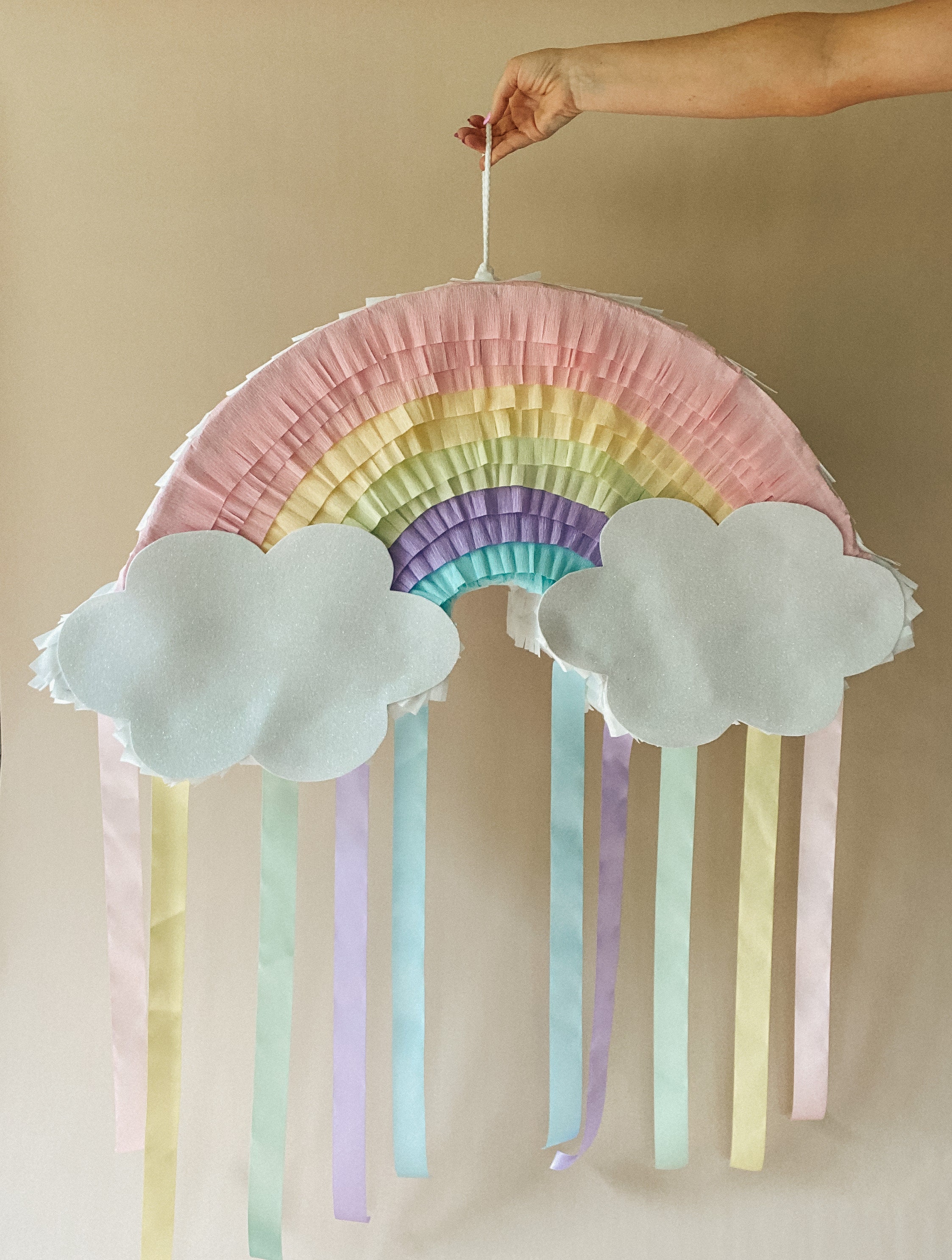 Vibrant Rainbow Party Piñata Colorful & Fun Ideal for Birthdays and ...
