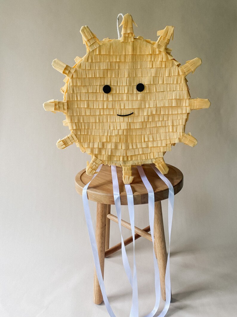 Radiant Happy Sun Piñata Brighten up Your Celebration - Etsy