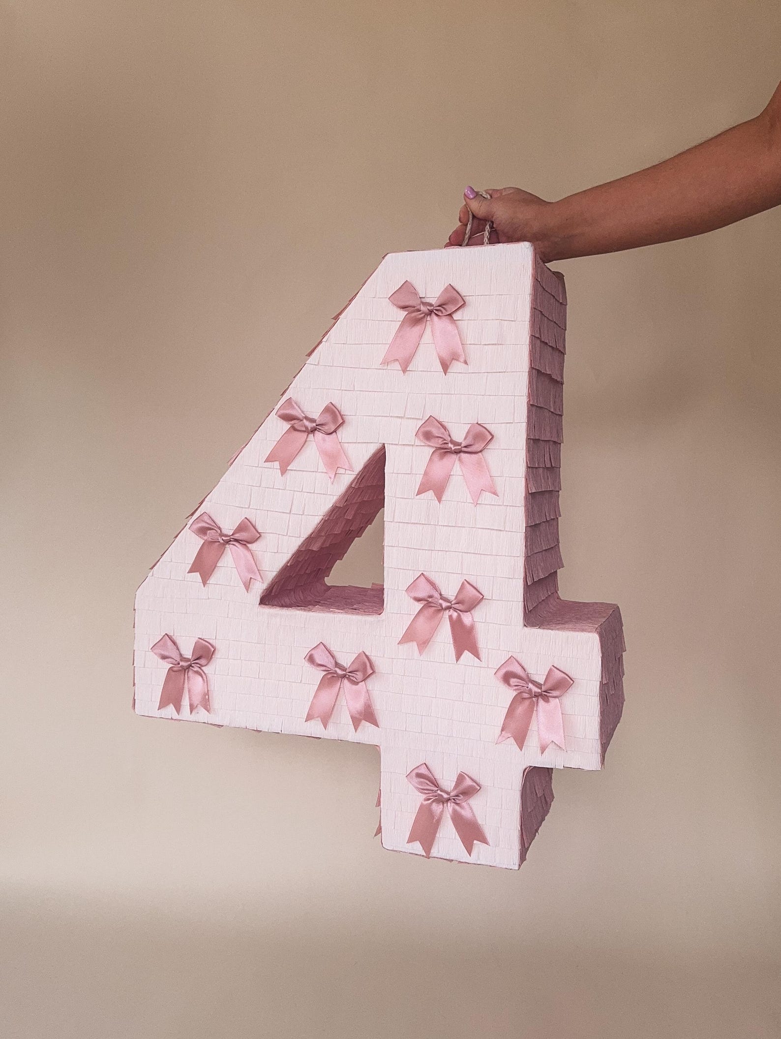 Number Piñata With Bow Details - Etsy