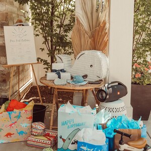 Ocean-themed Whale Piñata - Perfect for Nautical Parties and Marine ...